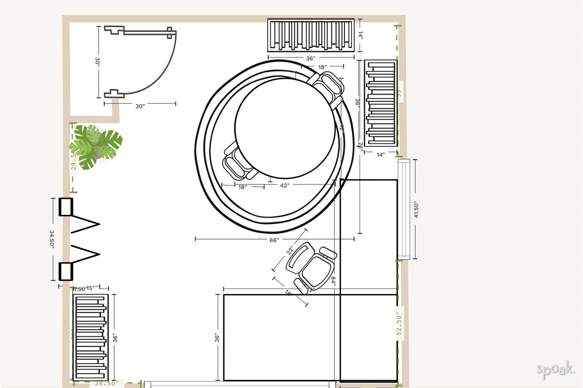 Library layouts and floor plan ideas.