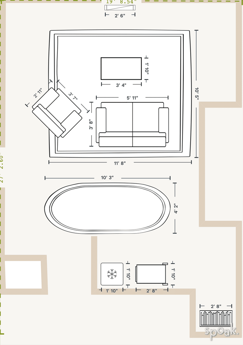 Living room layouts and floor plan ideas.