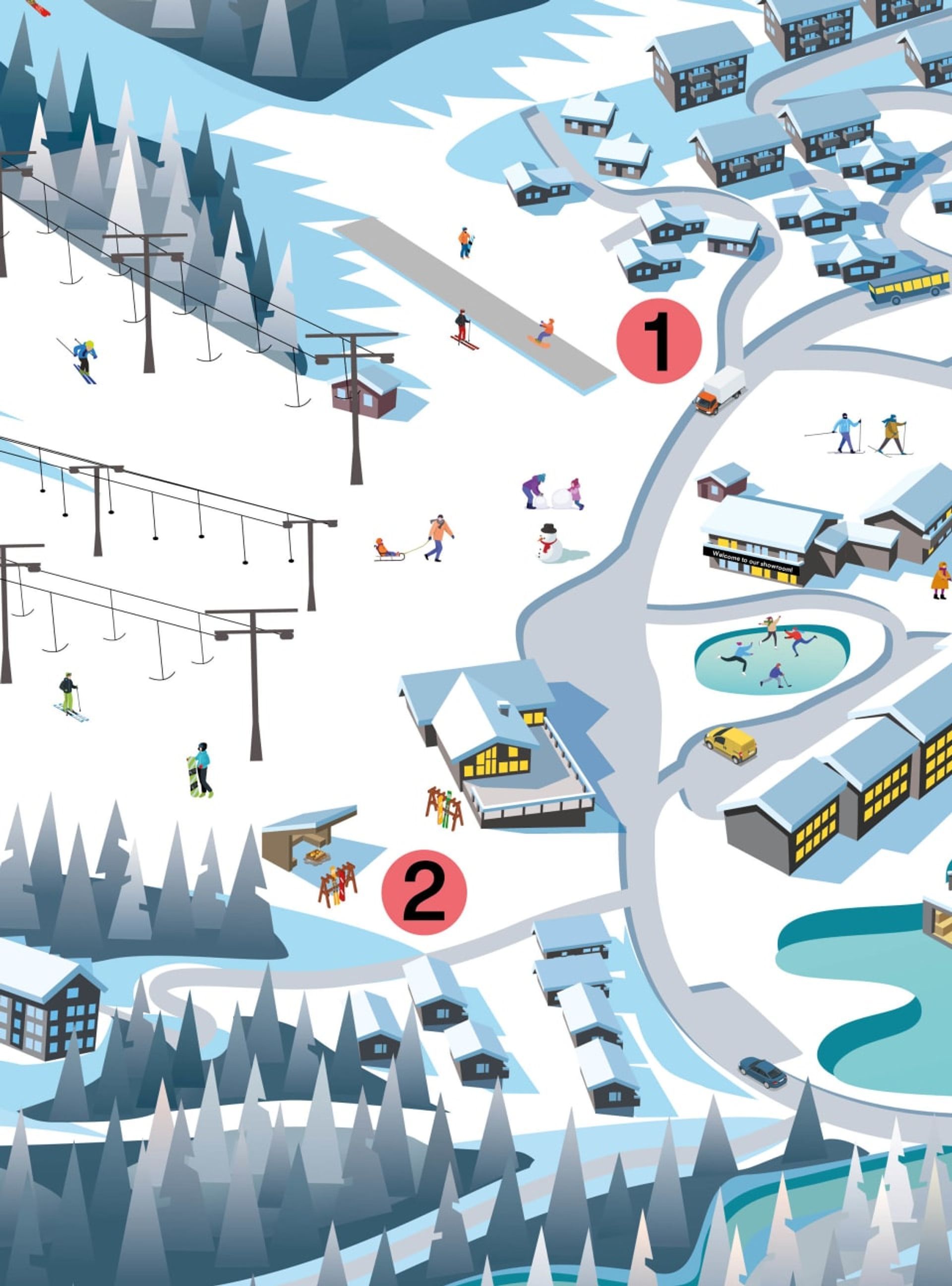 Meeting places for Gausta Ski & Snowboard School | Gausta