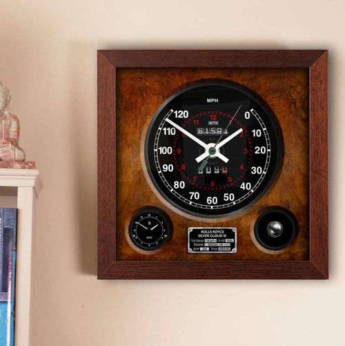 rolls royce wall clock