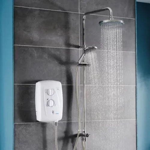 Triton T80z Fast Fit Duelec White 9 5kw Electric Shower Dual