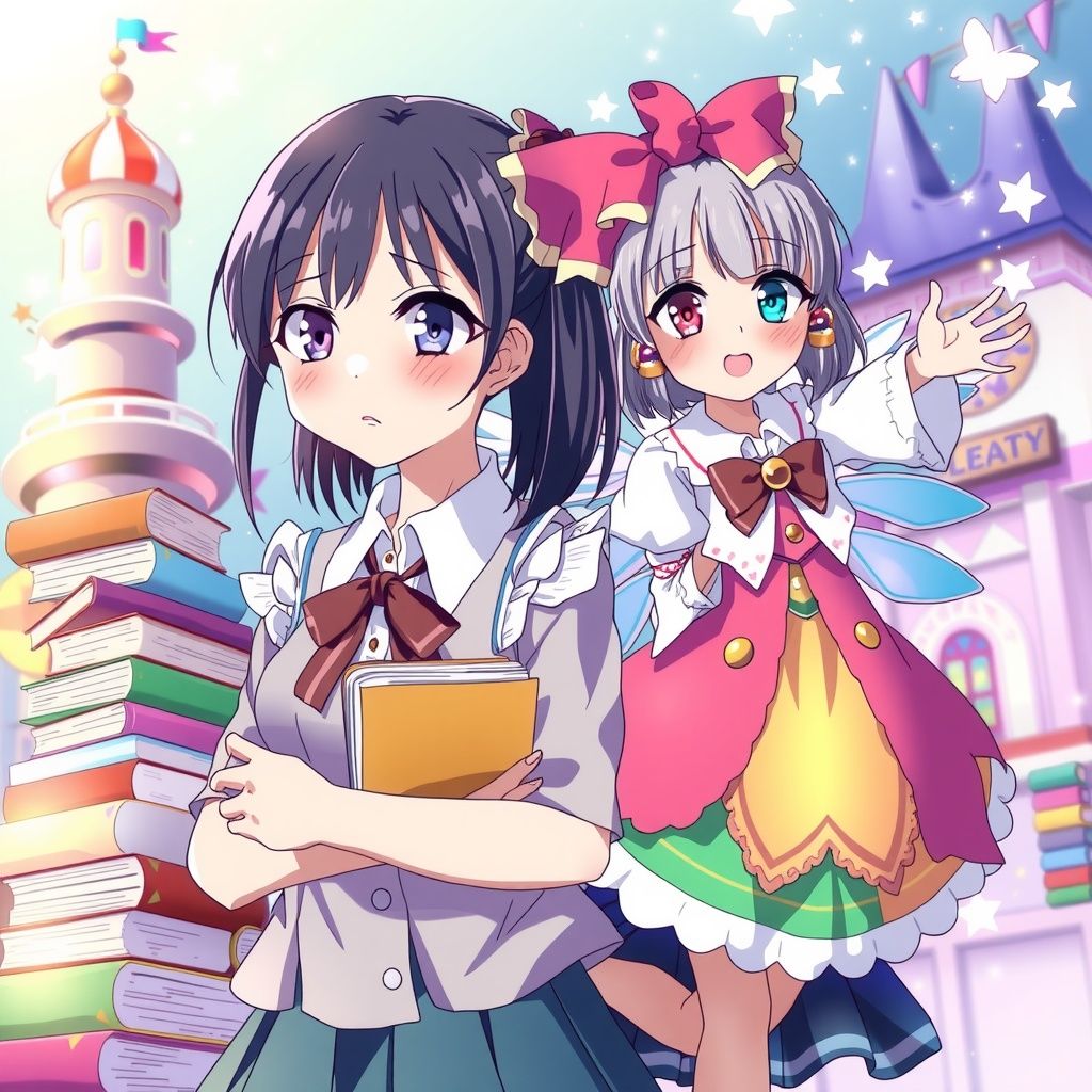 The Reluctant Magical Girl and Her Enthusiastic Partner | Story.com