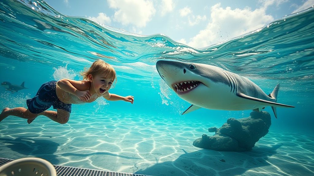 The Shark in the Pool | Story.com