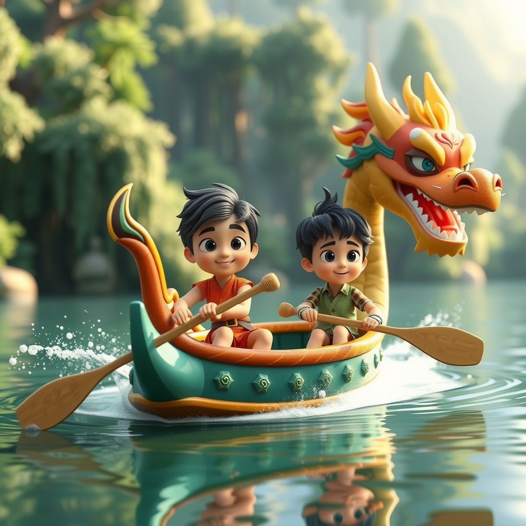 ReeRee and RuRu’s Dragon Boat Adventure | Story.com