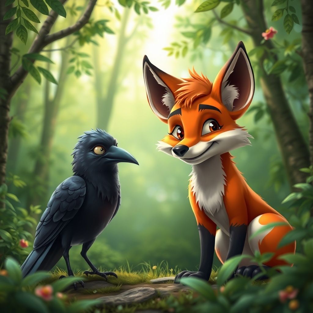 The Clever Fox and the Foolish Crow | Story.com