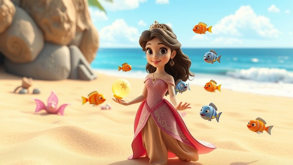Watch:The Magical Ocean and The Princess | AI Children’s Videos | Story.com