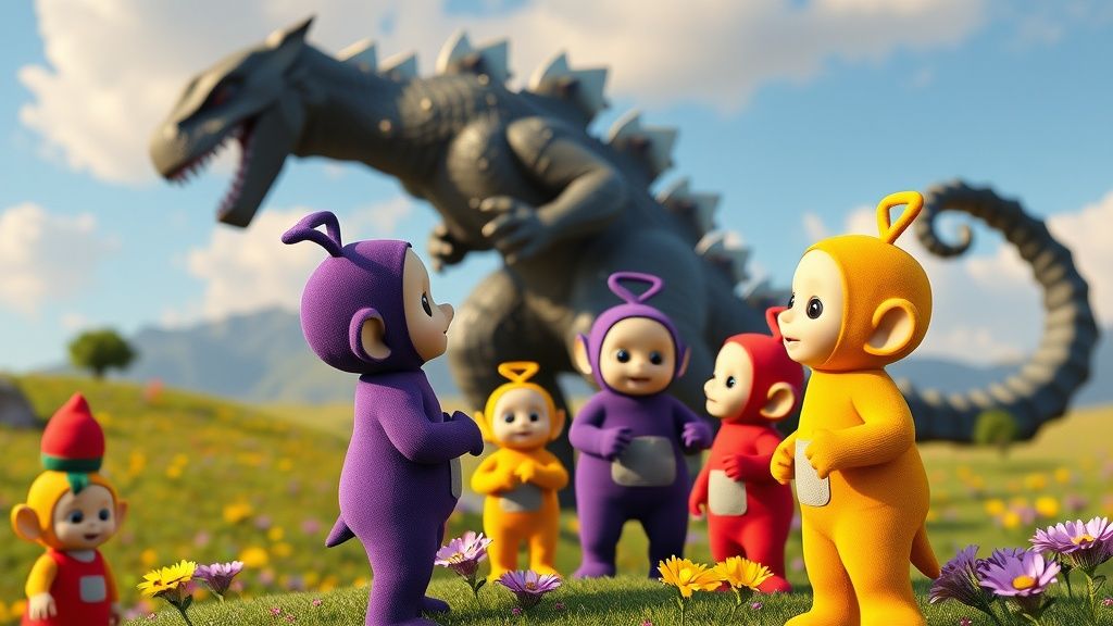 Teletubbies vs. Godzilla | Story.com