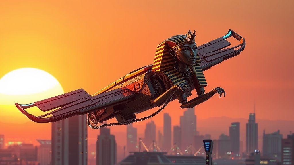 The Flight of the Pharaoh Robot | Story.com