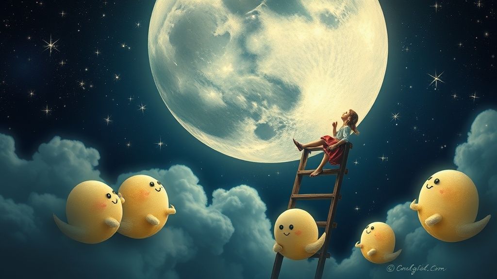 Watch:The Ladder to the Moon | AI Children’s Videos | Story.com