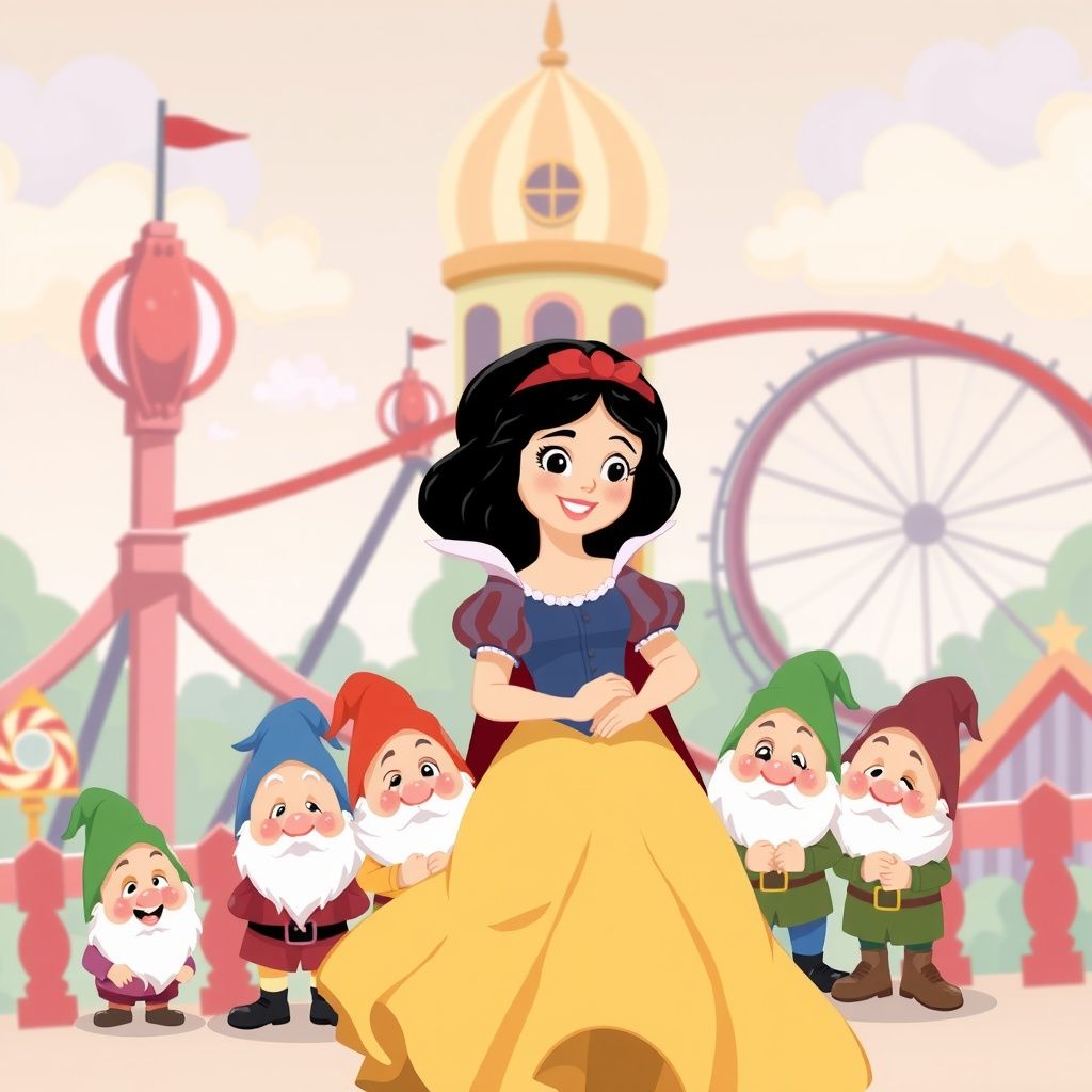 Snow White and the 9 Trillion Dwarfs at Six Flags | Story.com