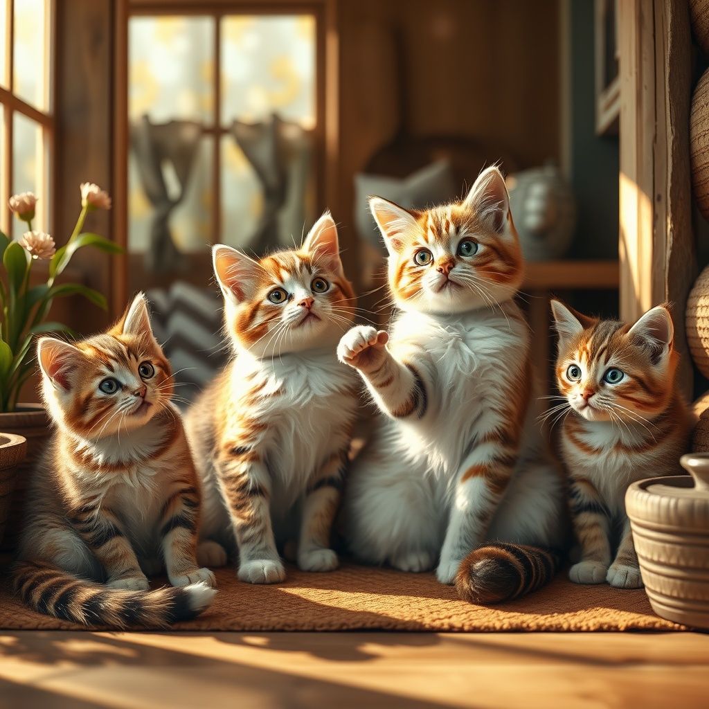 The Cozy Cottage Cats | Story.com