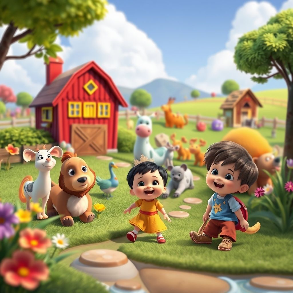 Emmanuel's Colorful Farm Adventure | Story.com