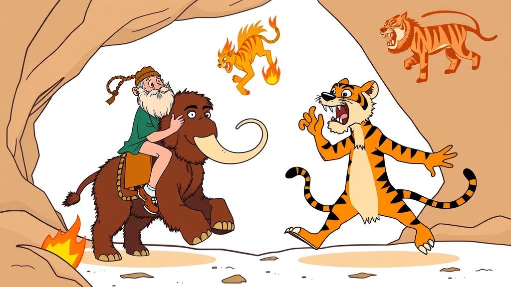 Watch:Grok the Great (and Sometimes Goofy) Caveman | AI Children’s ...