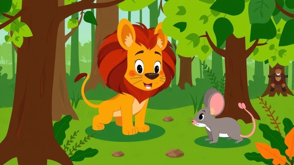 The Lion, the Mouse, and the Hunter | Story.com