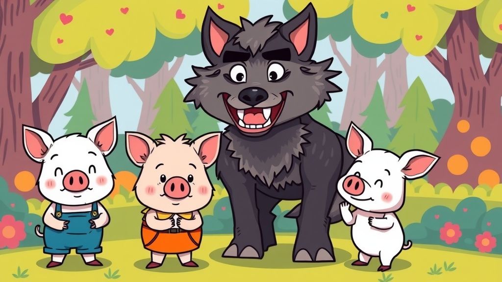 El Lobo y los Tres Cerditos | Story.com