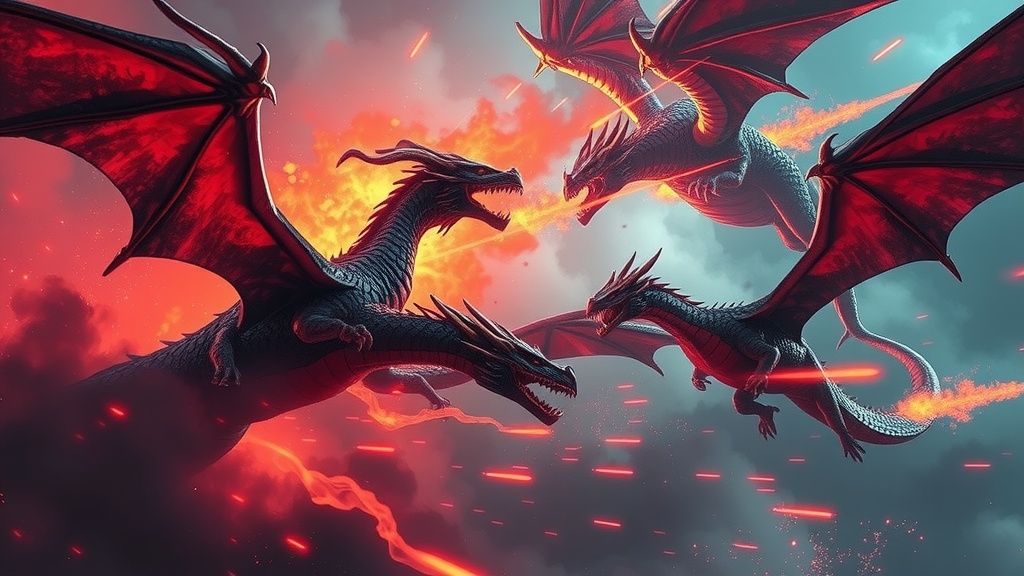 Watch:Perang Naga di Langit | AI Fantasy Videos | Story.com