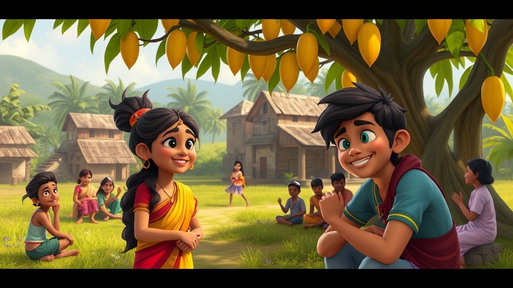 Watch:The Magic Mango Tree | AI Adventure Videos | Story.com