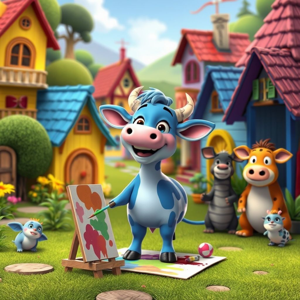 The Little Blue Cow's Dream | Story.com