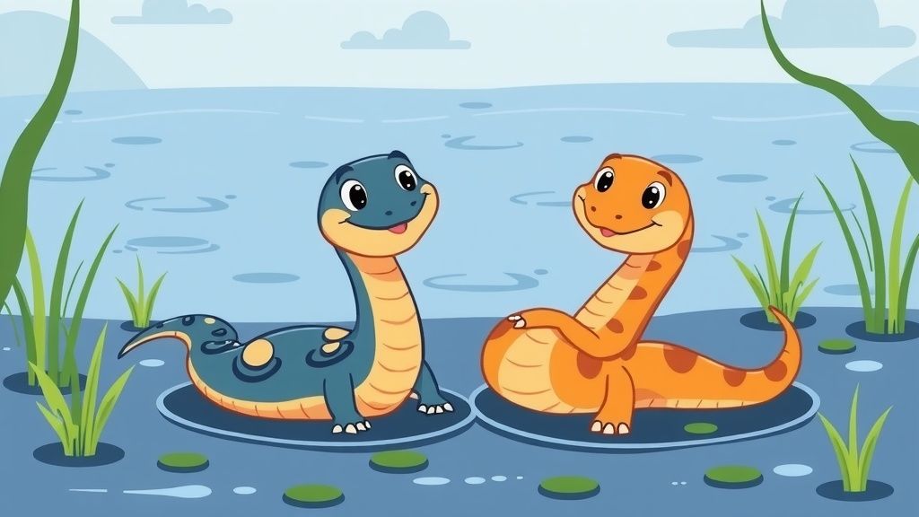 Watch:The Tale of Two Snakes | AI Children’s Videos | Story.com