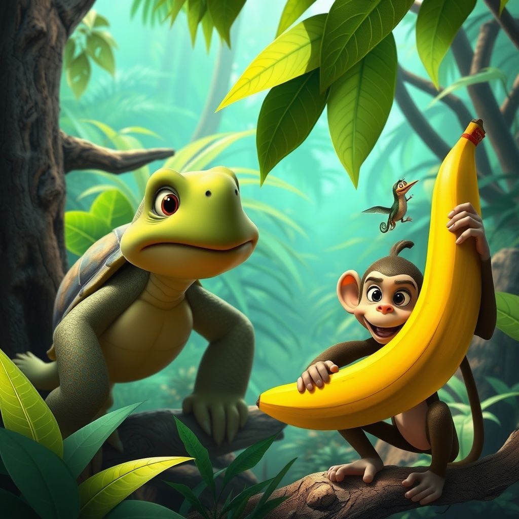 The Turtle and the Monkey | Story.com
