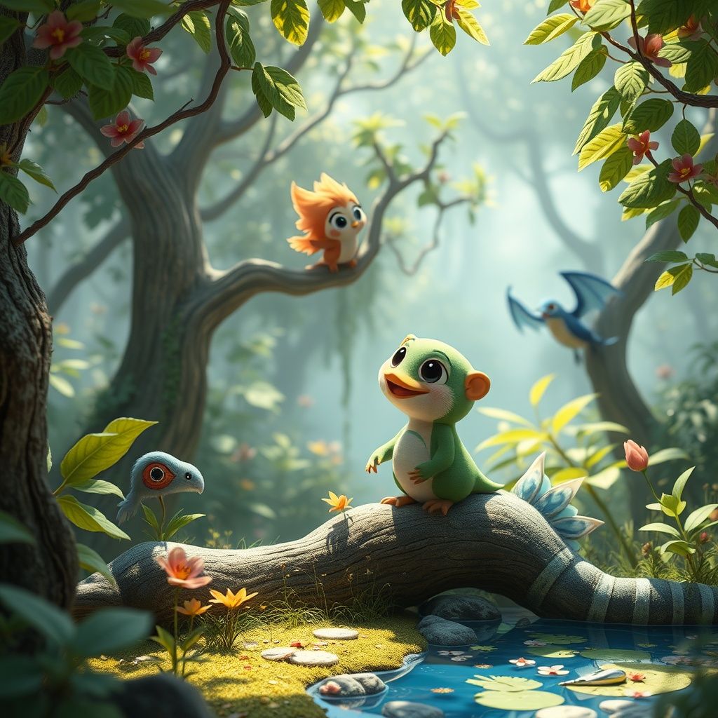 O Patinho Joca e a Floresta Mística | Story.com