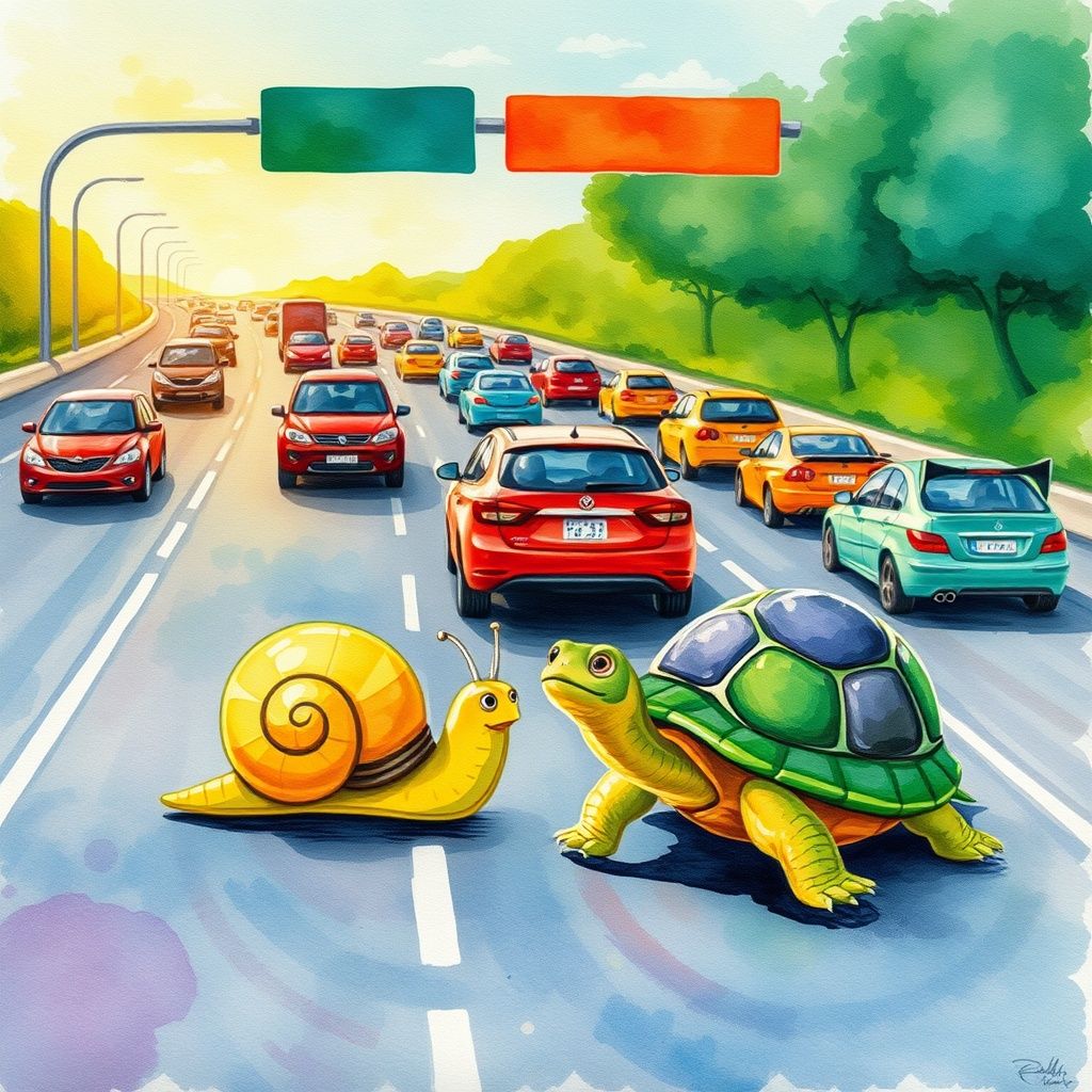 The Snail and the Turtle Race | Story.com