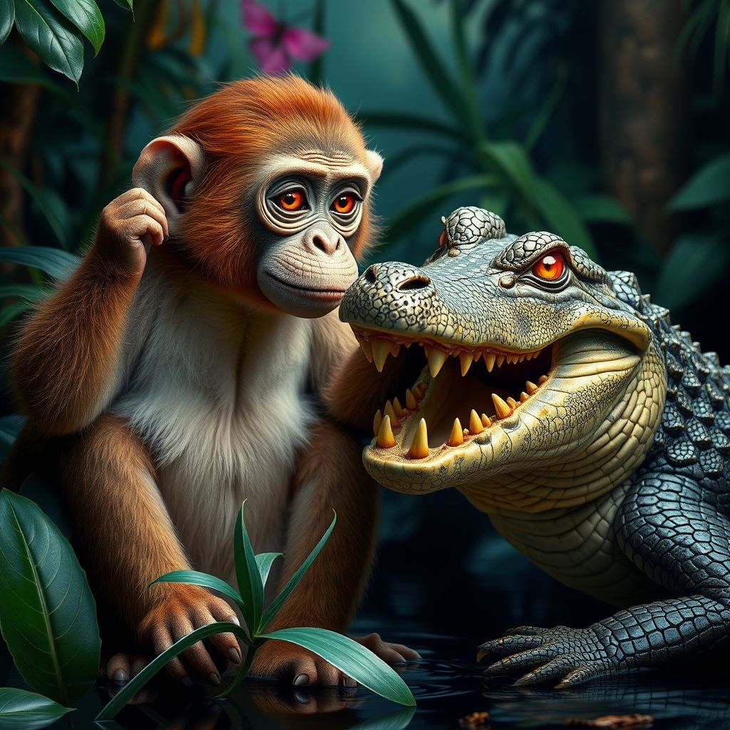 The Tale of the Clever Monkey and the Cunning Crocodile | Story.com