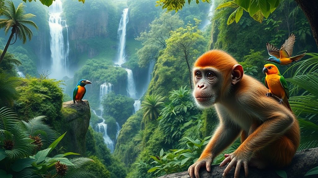 The Curious Monkey and the Colorful Birds | Story.com