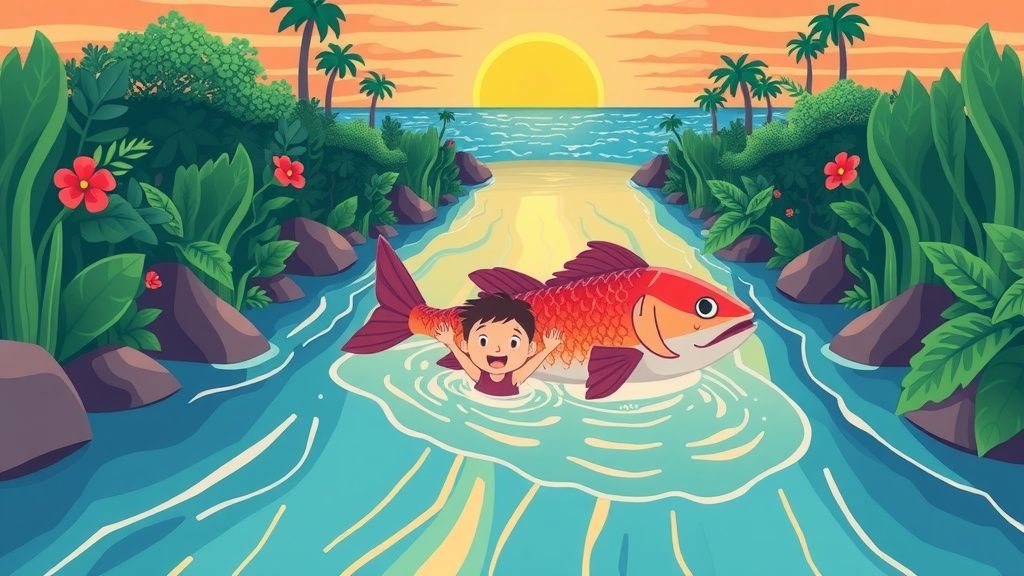 The Boy and the Guardian Fish | Story.com