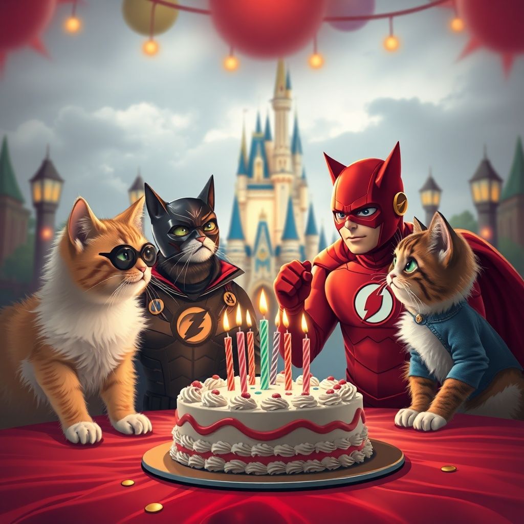 Supercat Speedsters and the Flash's Birthday Surprise | Story.com