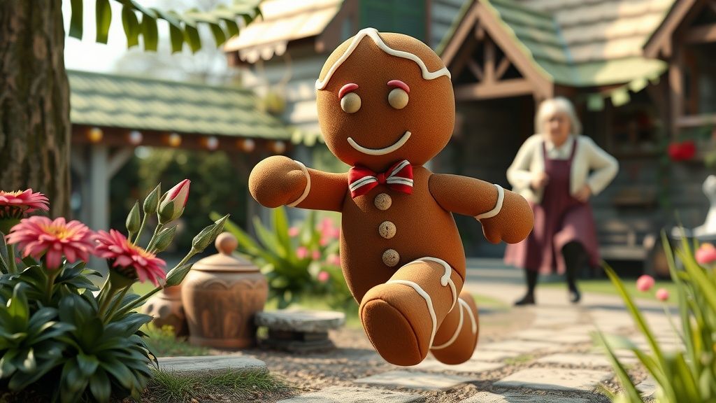 Watch:The Runaway Gingerbread Man | AI Children’s Videos | Story.com