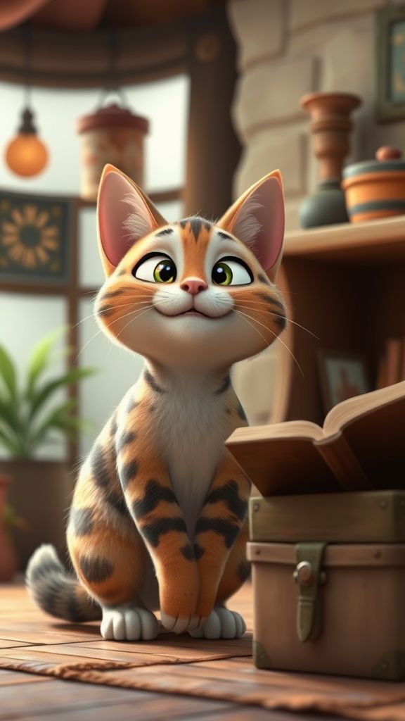 Watch:The Adventures of Luna the Tabby | AI Children’s Videos | Story.com