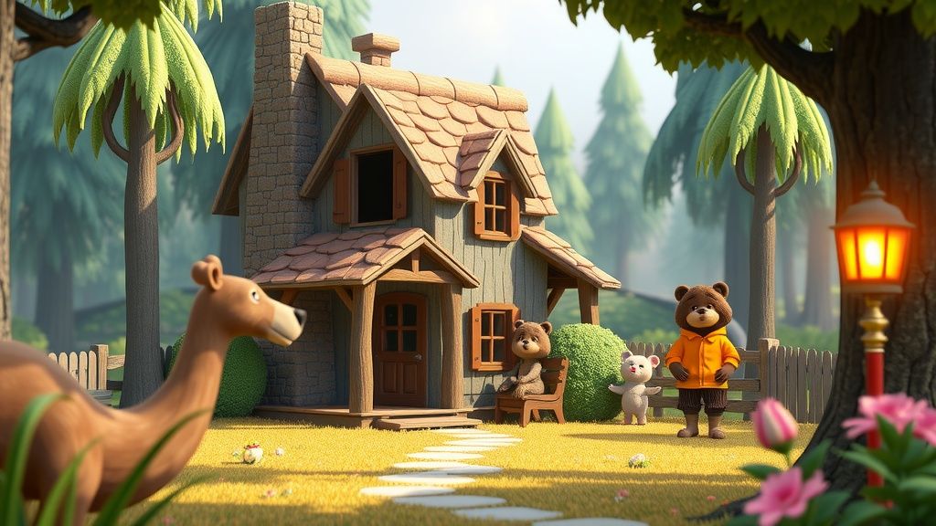 Watch:Goldilocks and the Enchanted Cottage | AI Children’s Videos ...