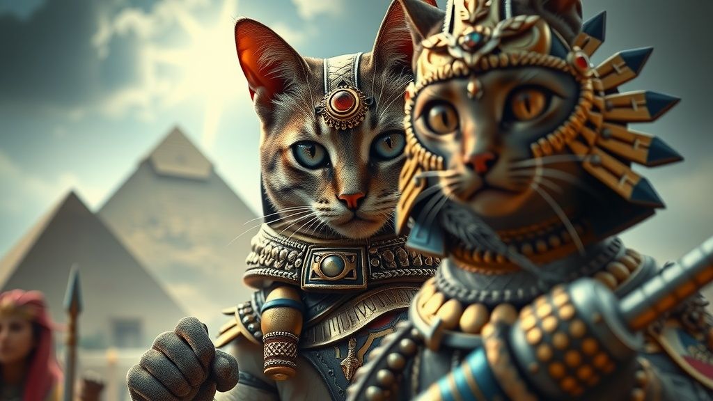 The Battle of Warrior Cats vs Egyptian Gods | Story.com