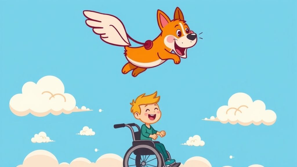 Watch:Arlo and the Wheelchair Adventure | AI Children’s Videos | Story.com