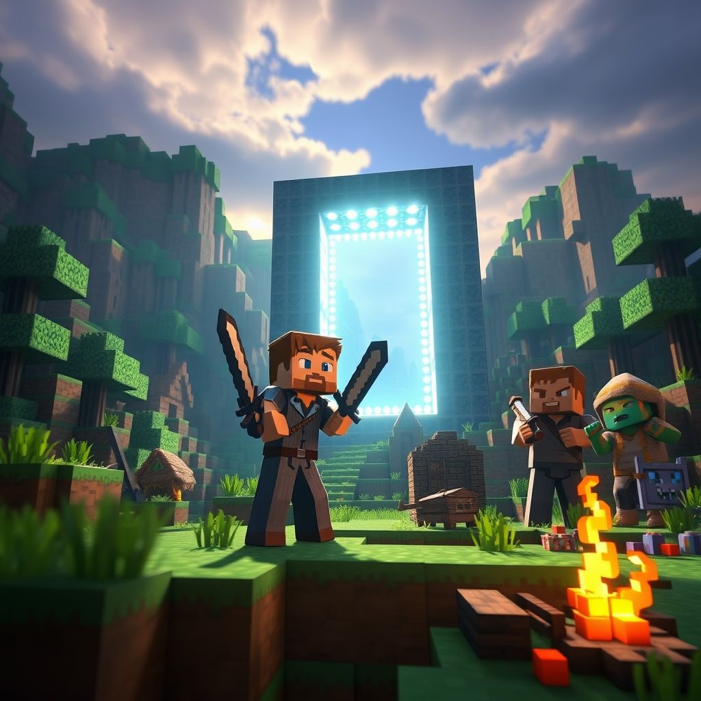 The Quest in Minecraft World | Story.com