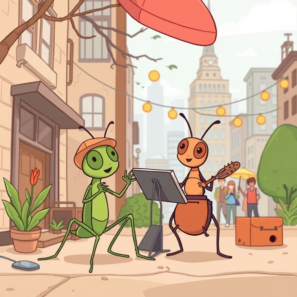 The Grasshopper and the Ant: A Modern Fable | Story.com