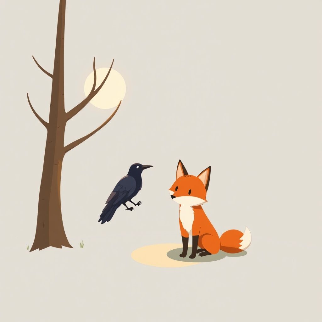 The Cunning Fox and the Foolish Crow | Story.com