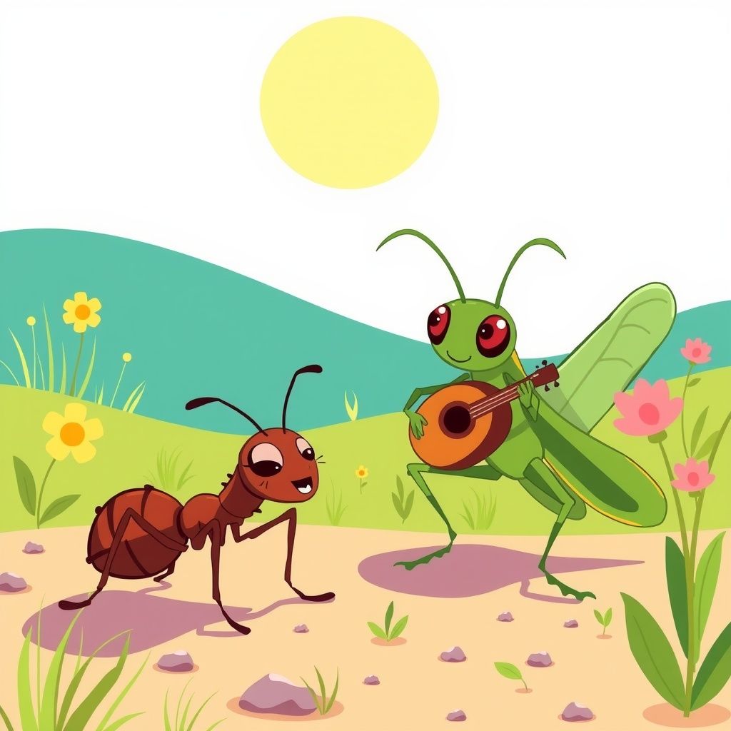 The Ant and the Grasshopper | Story.com