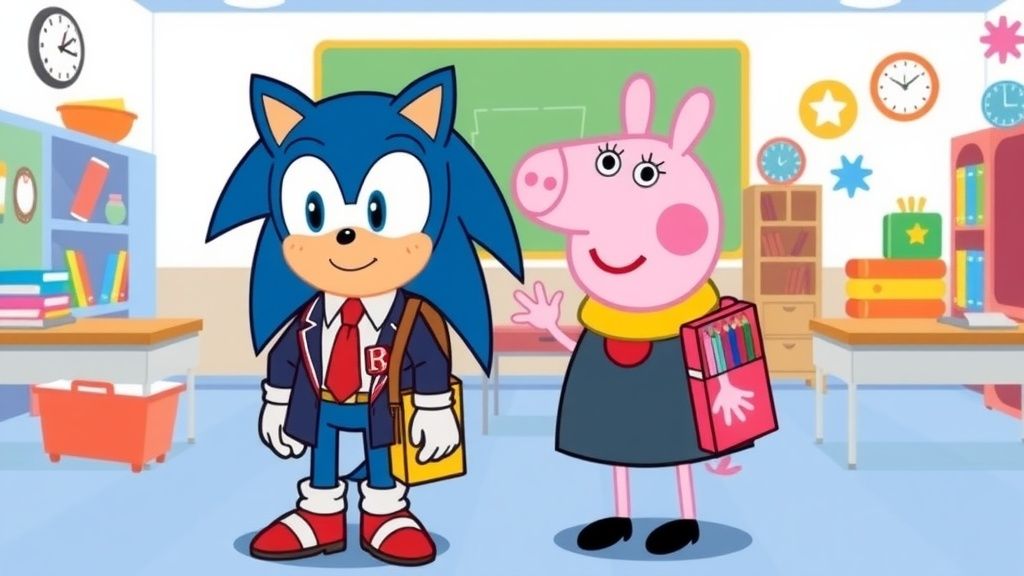 Sonic and Peppa Pig’s School Adventure | Story.com