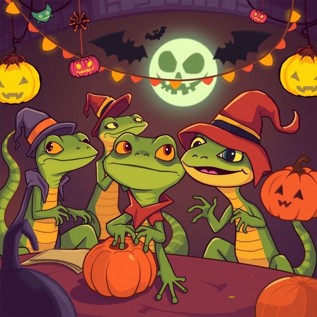 The Lizard's Halloween Bash | Story.com