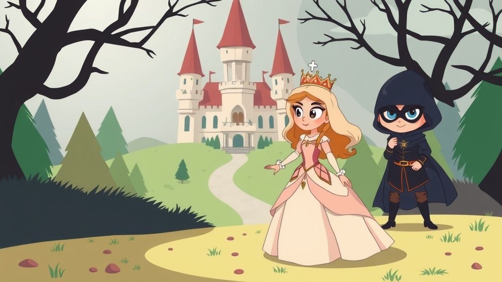 Watch:The Princess and the Thief | AI Fantasy Videos | Story.com