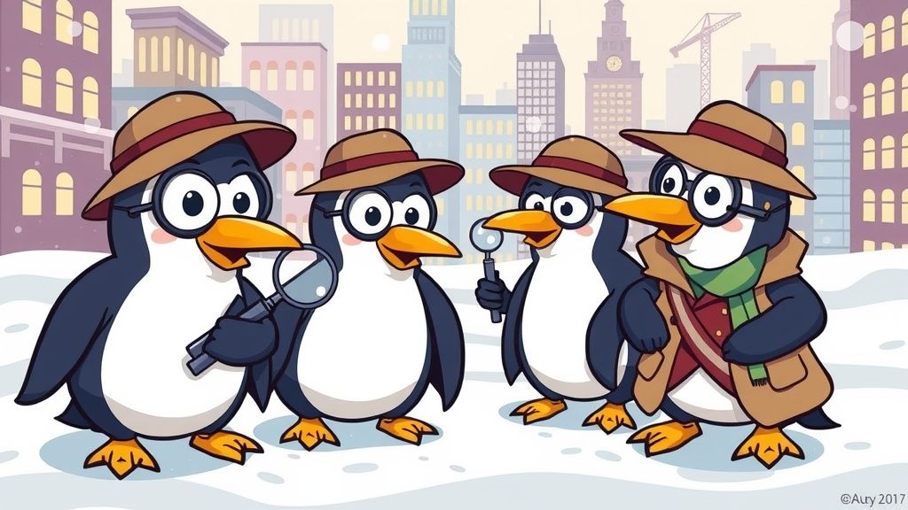 Watch:The Penguin Detective Agency | AI Mystery Videos | Story.com