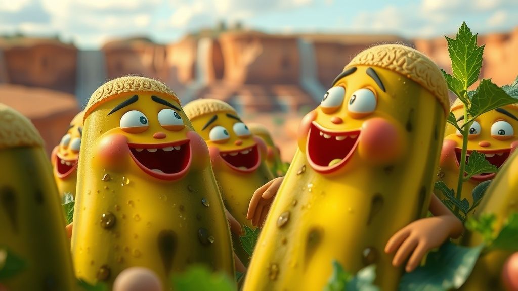 Watch:The Singing Pickles and the Erosion Song | AI Children’s Videos ...