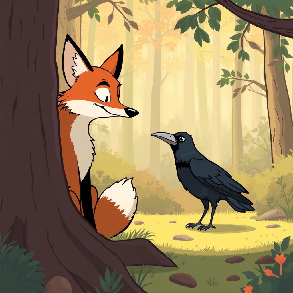 The Clever Fox and the Foolish Crow | Story.com