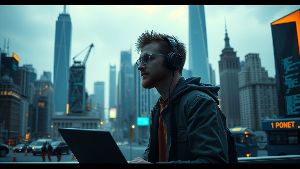 Watch:The Digital Labyrinth | AI Science Fiction Videos | Story.com