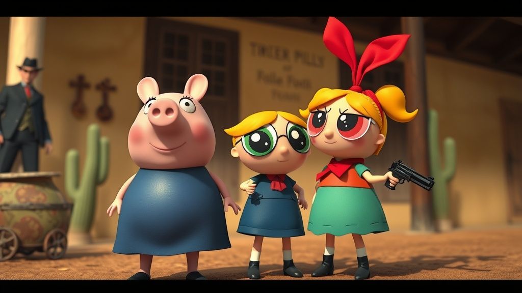 Peppa Pig Meets the Powerpuff Girls | Story.com