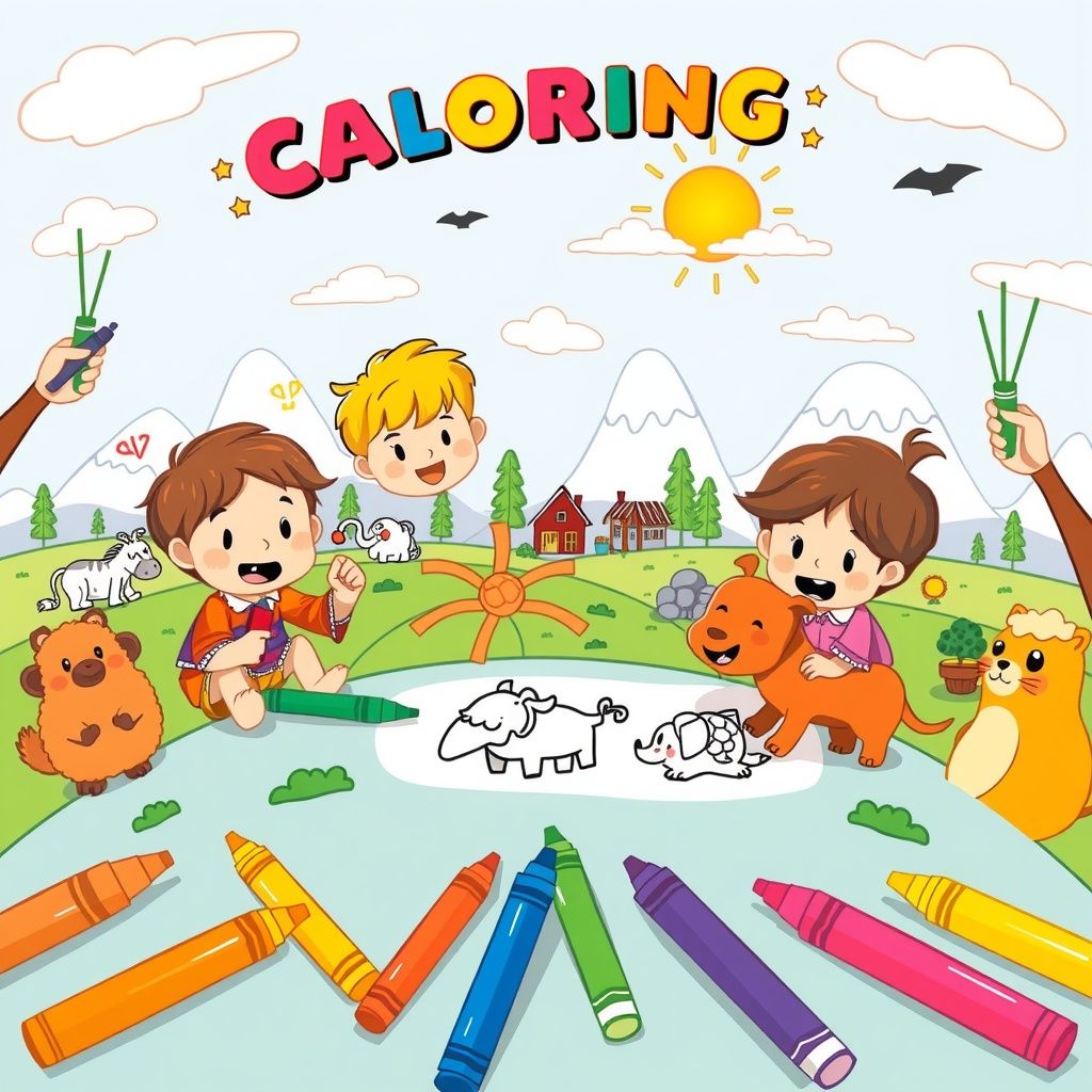 The Magic Coloring Book Adventure | Story.com