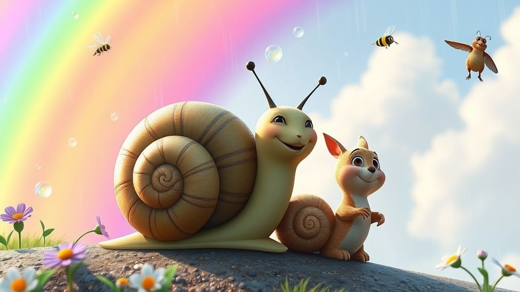 Watch:The Snail Brothers’ Wonderful Journey to School | AI Children’s ...