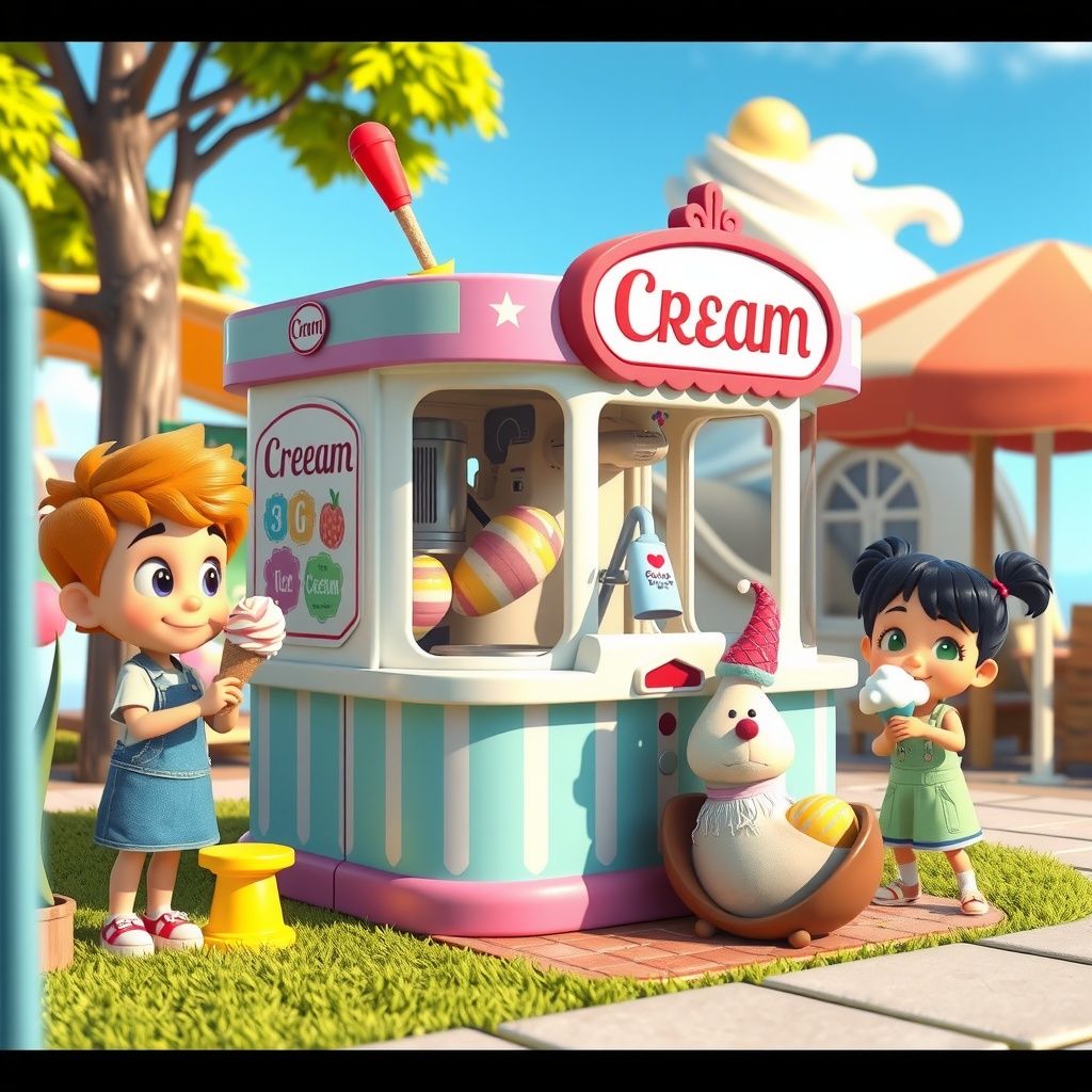 Ella's Extraordinary Ice Cream Machine | Story.com